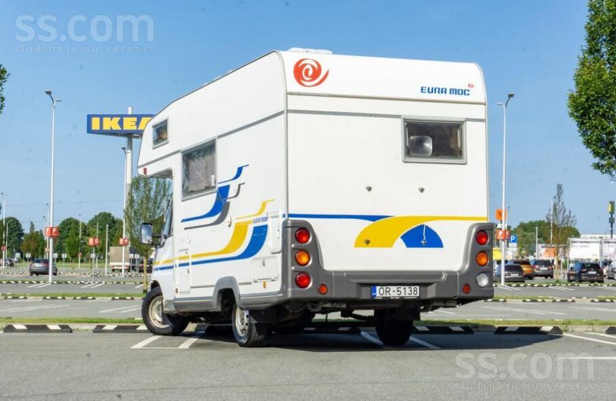 Balts Fiat Ducato 1998 Rīga, ar dzinēja tilpumu 2.80 L un nobraukumu 250 tūkst. km par 9990 €, foto 9 vietnē AUTOMOTO.COM.LV