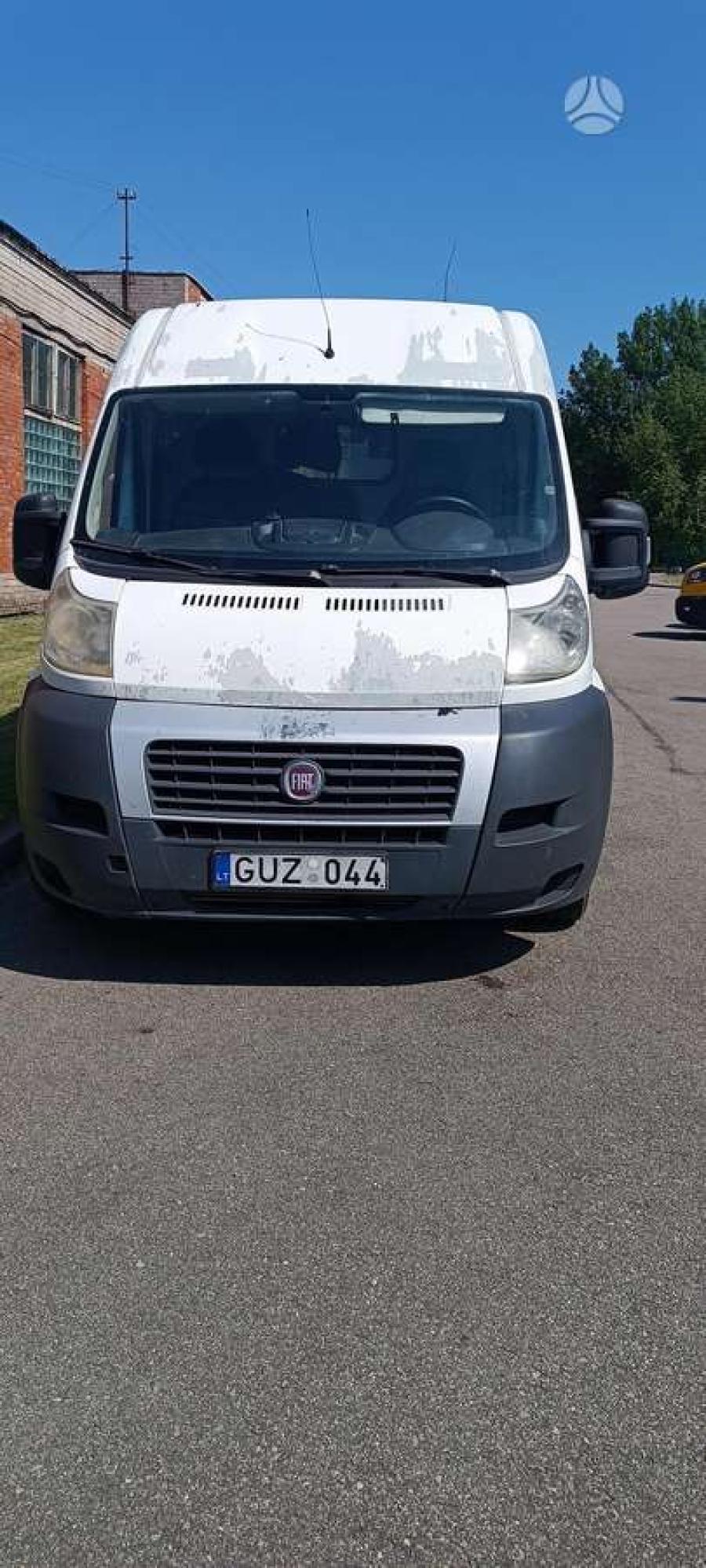 White Fiat Ducato 2013 in Klaipeda, with an engine capacity of 2.29 L and mileage of 285 thousand km for 4200 €, photo 1 on AUTOMOTO.COM.LV