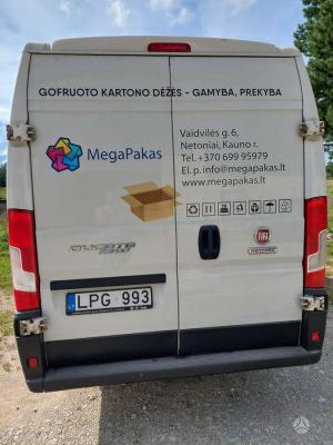 White Fiat Ducato 2020 in Kaunas, with an engine capacity of 2.29 L and mileage of 257 thousand km for 12705 €, photo 5 on AUTOMOTO.COM.LV