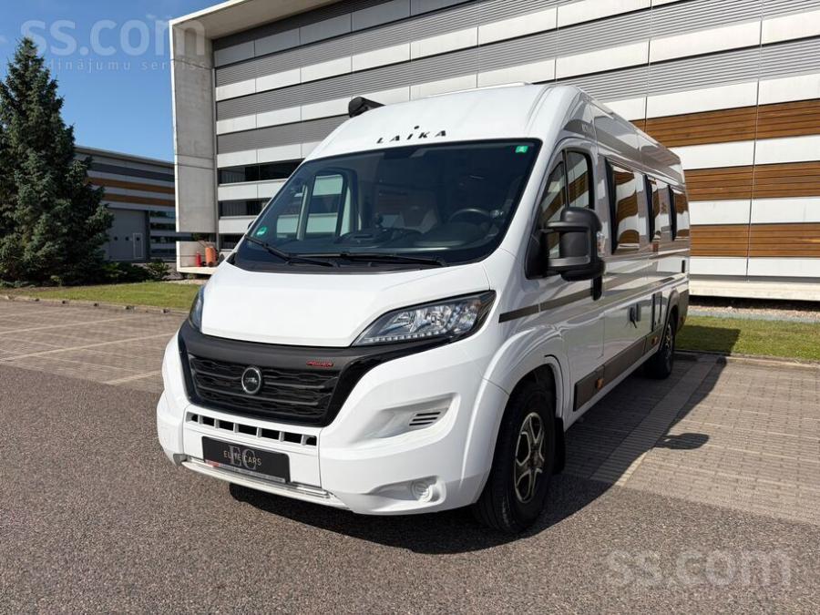 White Fiat Ducato 2023 in Riga, with an engine capacity of 2.20 L and mileage of 32 thousand km for 67500 €, photo 1 on AUTOMOTO.COM.LV