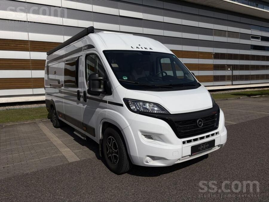 White Fiat Ducato 2023 in Riga, with an engine capacity of 2.20 L and mileage of 32 thousand km for 67500 €, photo 4 on AUTOMOTO.COM.LV
