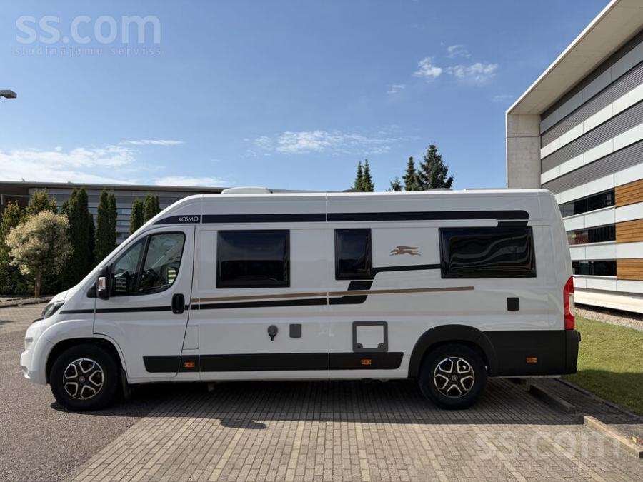 White Fiat Ducato 2023 in Riga, with an engine capacity of 2.20 L and mileage of 32 thousand km for 67500 €, photo 9 on AUTOMOTO.COM.LV