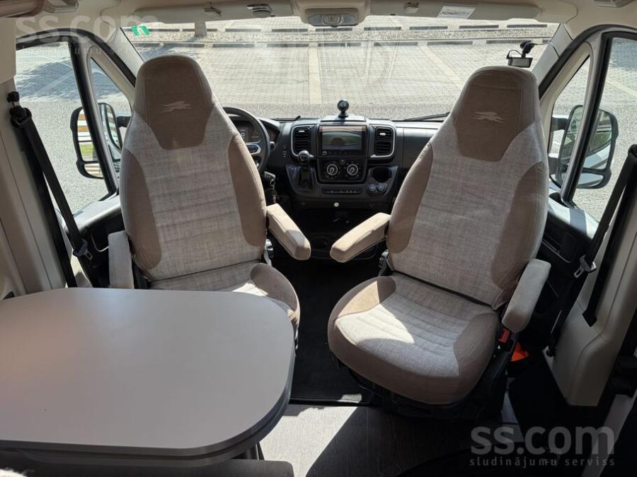 White Fiat Ducato 2023 in Riga, with an engine capacity of 2.20 L and mileage of 32 thousand km for 67500 €, photo 16 on AUTOMOTO.COM.LV