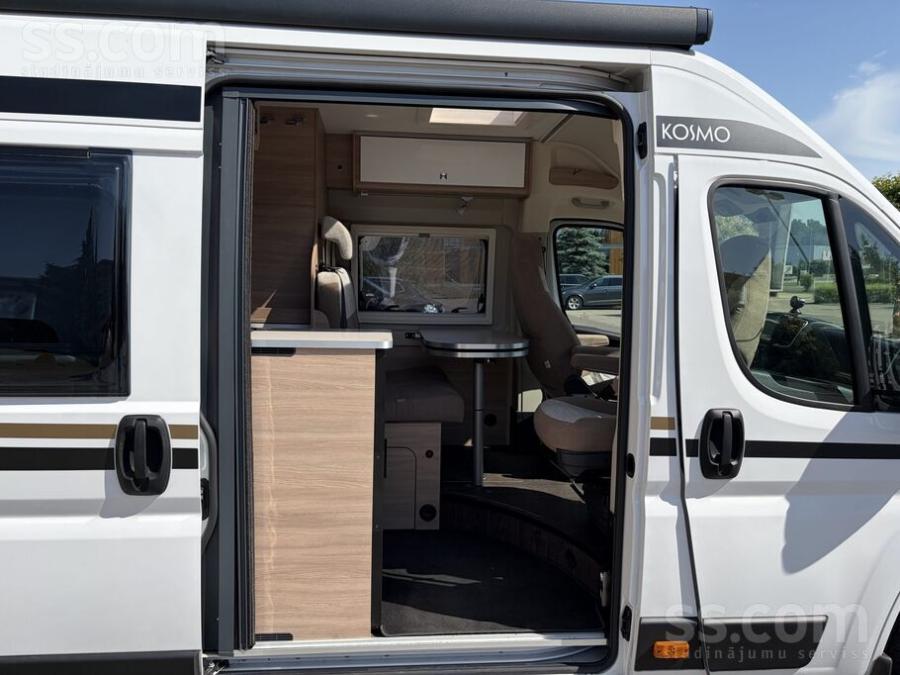 White Fiat Ducato 2023 in Riga, with an engine capacity of 2.20 L and mileage of 32 thousand km for 67500 €, photo 19 on AUTOMOTO.COM.LV