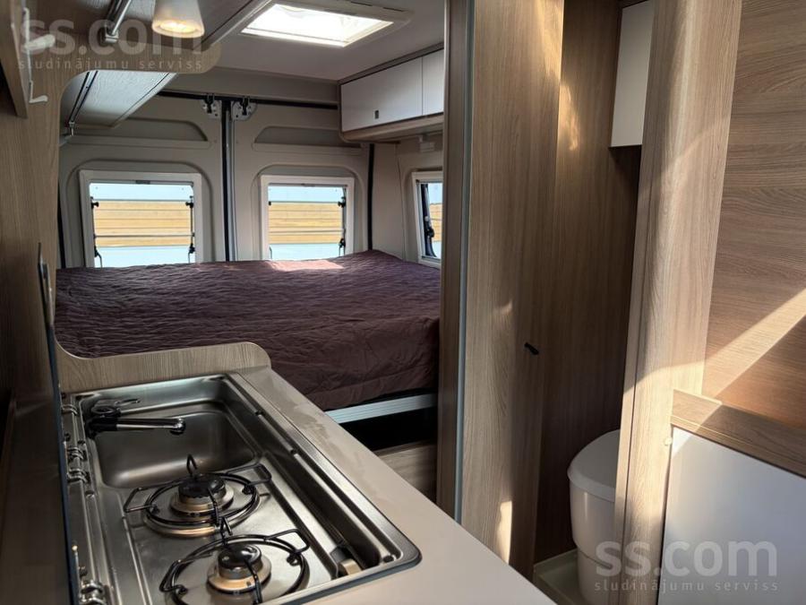 White Fiat Ducato 2023 in Riga, with an engine capacity of 2.20 L and mileage of 32 thousand km for 67500 €, photo 26 on AUTOMOTO.COM.LV