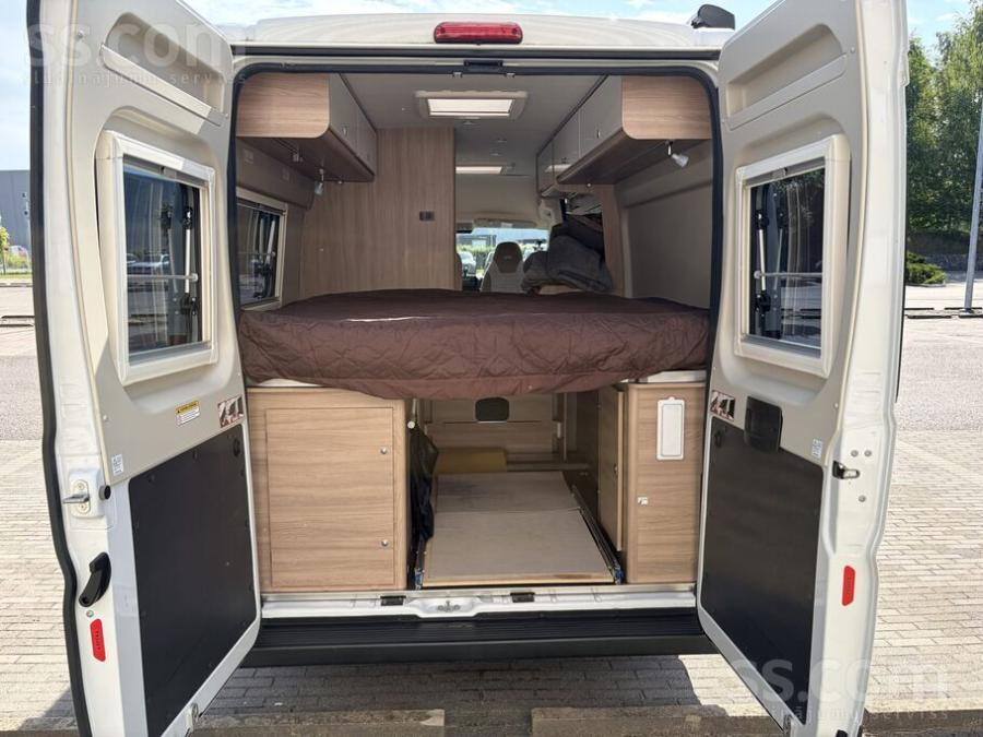 White Fiat Ducato 2023 in Riga, with an engine capacity of 2.20 L and mileage of 32 thousand km for 67500 €, photo 28 on AUTOMOTO.COM.LV