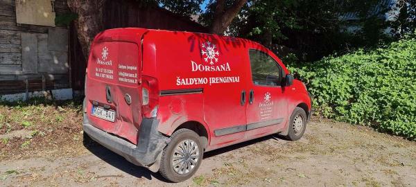 Sarkans Fiat Fiorino 2014 Kauņa, ar dzinēja tilpumu 1.30 L un nobraukumu 414 tūkst. km par 700 €, foto 2 vietnē AUTOMOTO.COM.LV
