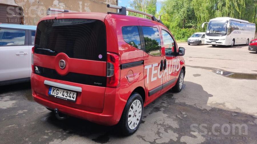 Sarkans Fiat Fiorino 2009 Rīga, ar dzinēja tilpumu 1.30 L un nobraukumu 320 tūkst. km par 1000 €, foto 3 vietnē AUTOMOTO.COM.LV