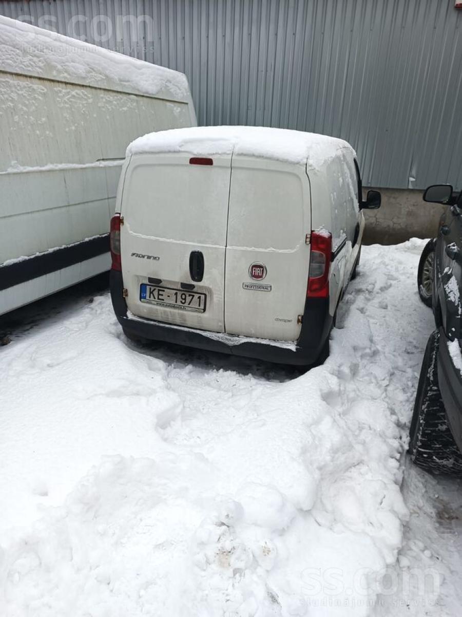White Fiat Fiorino 2015 in Riga, with an engine capacity of 1.30 L and mileage of 401 thousand km for 500 €, photo 2 on AUTOMOTO.COM.LV