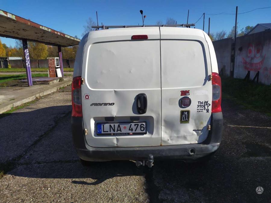 Balts Fiat Fiorino 2012 Viļņa, ar dzinēja tilpumu 1.30 L un nobraukumu 285 tūkst. km par 950 €, foto 4 vietnē AUTOMOTO.COM.LV