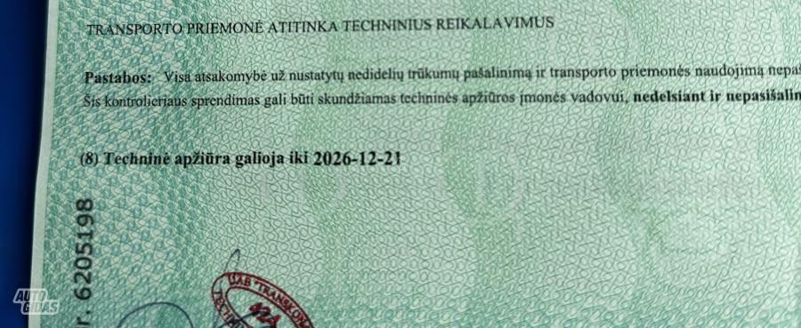 Белый Фиат Fiorino 2015 в Клайпеда, объемом двигателя 1.30 л и пробегом 182 тыс. км за 2500 €, фото 13 на AUTOMOTO.COM.LV