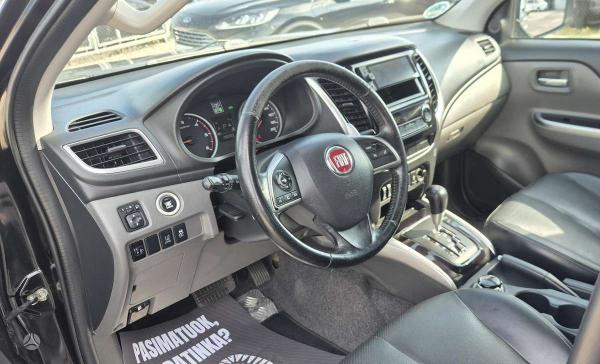Black Fiat Fullback 2017 in Kaunas, with an engine capacity of 2.44 L and mileage of 190 thousand km for 13550 €, photo 7 on AUTOMOTO.COM.LV