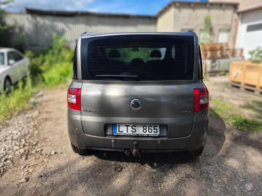 Pelēks Fiat Multipla 2007 Panevēža, ar dzinēja tilpumu 1.91 L un nobraukumu 270 tūkst. km par 700 €, foto 5 vietnē AUTOMOTO.COM.LV