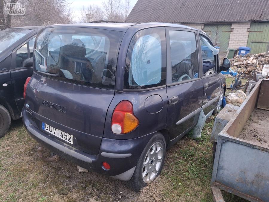 Фиат Мультипла 2000 в Ионишкис, объемом двигателя 1.90 л и пробегом 300 тыс. км за 299 €, фото 3 на AUTOMOTO.COM.LV