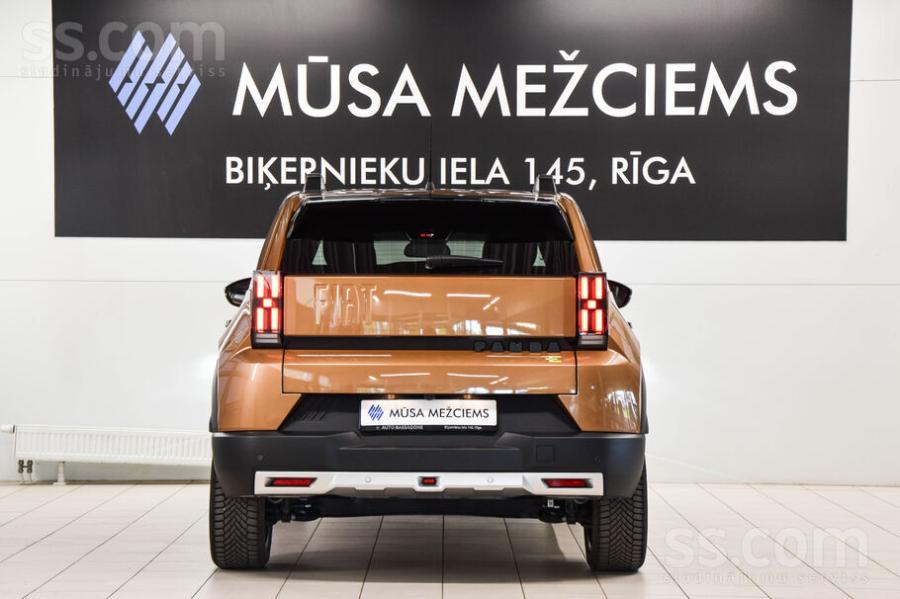 Brown Fiat Panda 2025 in Riga, with an engine capacity of 1.30 L and mileage of 7 thousand km for 21590 €, photo 8 on AUTOMOTO.COM.LV