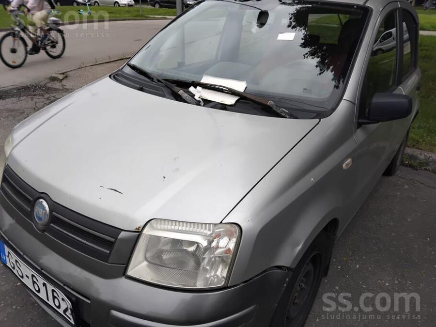Pelēks Fiat Panda 2007 Rīga, ar dzinēja tilpumu 1.20 L un nobraukumu 330 tūkst. km par 450 €, foto 1 vietnē AUTOMOTO.COM.LV