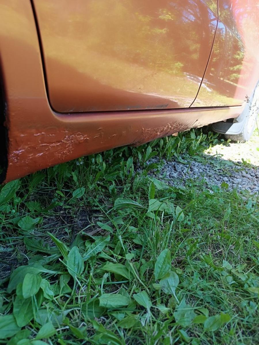 Orange Fiat Panda 2007 in Tallinn, with an engine capacity of 1.20 L and mileage of 195 thousand km for 500 €, photo 10 on AUTOMOTO.COM.LV