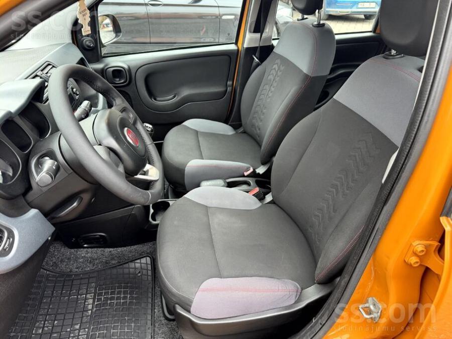 Orange Fiat Panda 2017 in Saldus, with an engine capacity of 1.20 L and mileage of 243 thousand km for 4950 €, photo 18 on AUTOMOTO.COM.LV