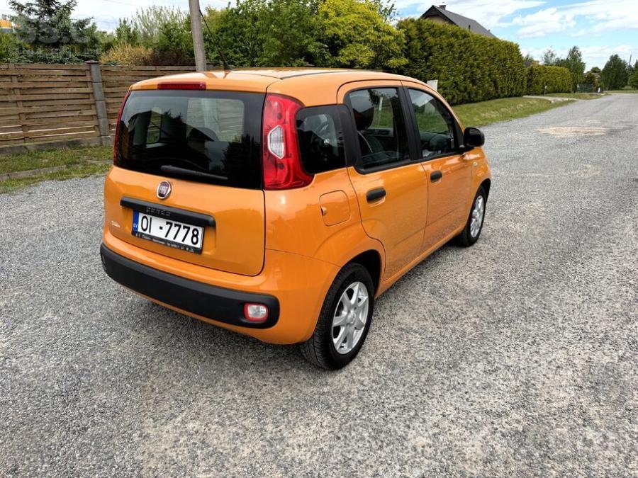 Orange Fiat Panda 2017 in Saldus, with an engine capacity of 1.20 L and mileage of 243 thousand km for 4450 €, photo 6 on AUTOMOTO.COM.LV