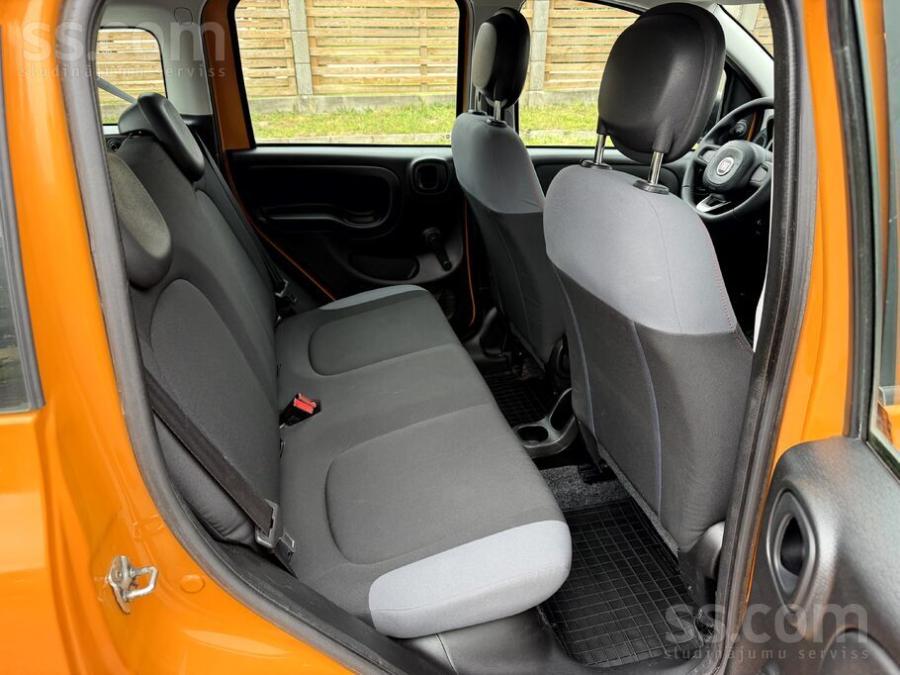 Orange Fiat Panda 2017 in Saldus, with an engine capacity of 1.20 L and mileage of 243 thousand km for 4450 €, photo 12 on AUTOMOTO.COM.LV