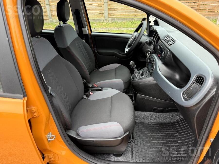 Orange Fiat Panda 2017 in Saldus, with an engine capacity of 1.20 L and mileage of 243 thousand km for 4450 €, photo 15 on AUTOMOTO.COM.LV