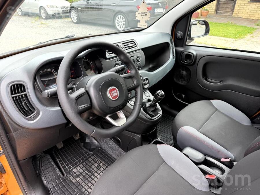 Orange Fiat Panda 2017 in Saldus, with an engine capacity of 1.20 L and mileage of 243 thousand km for 4450 €, photo 19 on AUTOMOTO.COM.LV