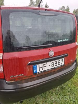 Sarkans Fiat Panda 2008 Jūrmala, ar dzinēja tilpumu 1.30 L un nobraukumu 332 tūkst. km par 500 €, foto 3 vietnē AUTOMOTO.COM.LV