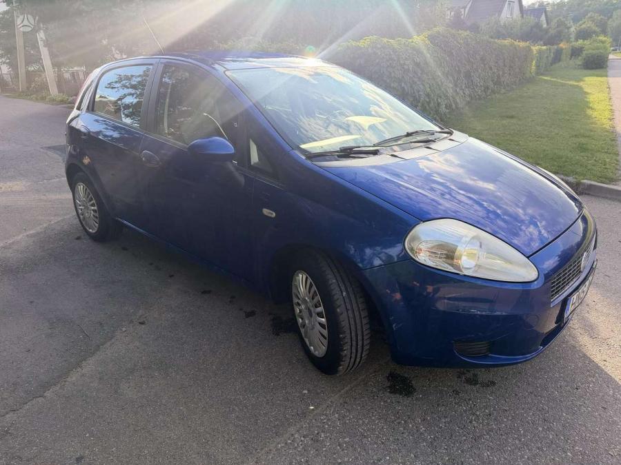 Blue Fiat Punto 2007 in Kaunas, with an engine capacity of 1.24 L and mileage of 116 thousand km for 1400 €, photo 5 on AUTOMOTO.COM.LV