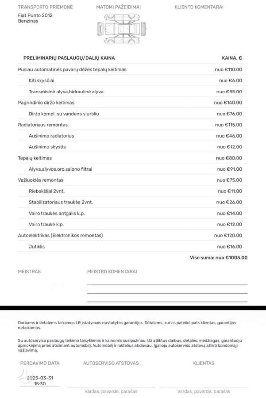 Pelēks Fiat punto-evo 2012 Viļņa, ar dzinēja tilpumu 1.37 L un nobraukumu 106 tūkst. km par 1900 €, foto 13 vietnē AUTOMOTO.COM.LV