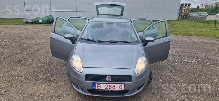 Grey Fiat Punto 2011 in Daugavpils, with an engine capacity of 1.20 L and mileage of 191 thousand km for 2950 €, photo 32 on AUTOMOTO.COM.LV