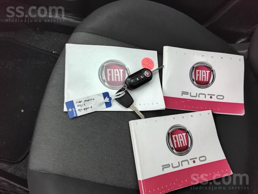 Grey Fiat Punto 2015 in Riga, with an engine capacity of 1.30 L and mileage of 255 thousand km for 3737 €, photo 20 on AUTOMOTO.COM.LV