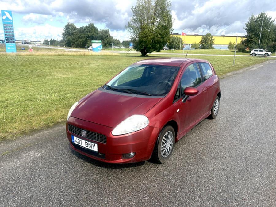 Red Fiat Punto 2007 in Tallinn, with an engine capacity of 1.40 L and mileage of 250 thousand km for 1199 €, photo 1 on AUTOMOTO.COM.LV