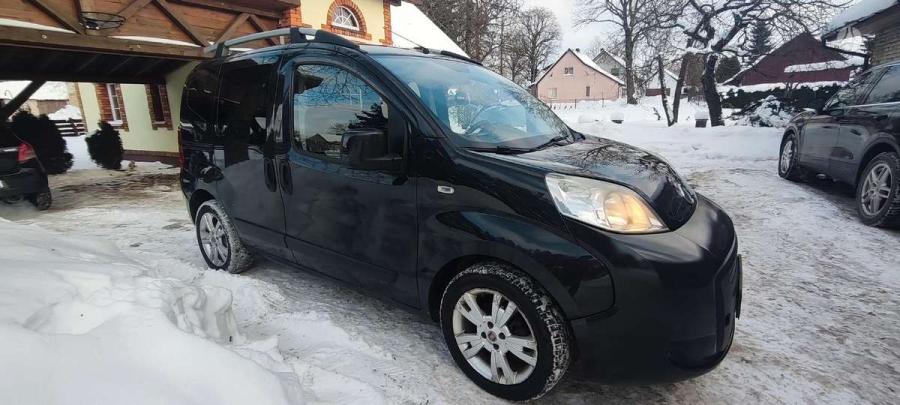 Black Fiat QUBO 2012 in Klaipeda, with an engine capacity of 1.30 L and mileage of 270 thousand km for 2999 €, photo 1 on AUTOMOTO.COM.LV