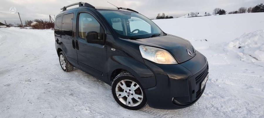 Black Fiat QUBO 2012 in Klaipeda, with an engine capacity of 1.30 L and mileage of 270 thousand km for 2999 €, photo 2 on AUTOMOTO.COM.LV