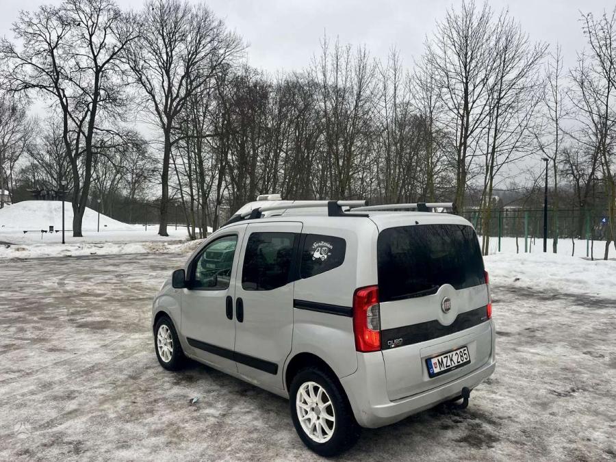 Pelēks Fiat QUBO 2009 Viļņa, ar dzinēja tilpumu 1.30 L un nobraukumu 308 tūkst. km par 2950 €, foto 5 vietnē AUTOMOTO.COM.LV