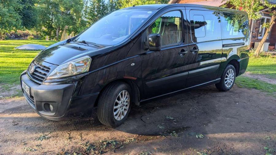 Black Fiat Scudo 2012 in Vilnius, with an engine capacity of 2.00 L and mileage of 325 thousand km for 5950 €, photo 3 on AUTOMOTO.COM.LV