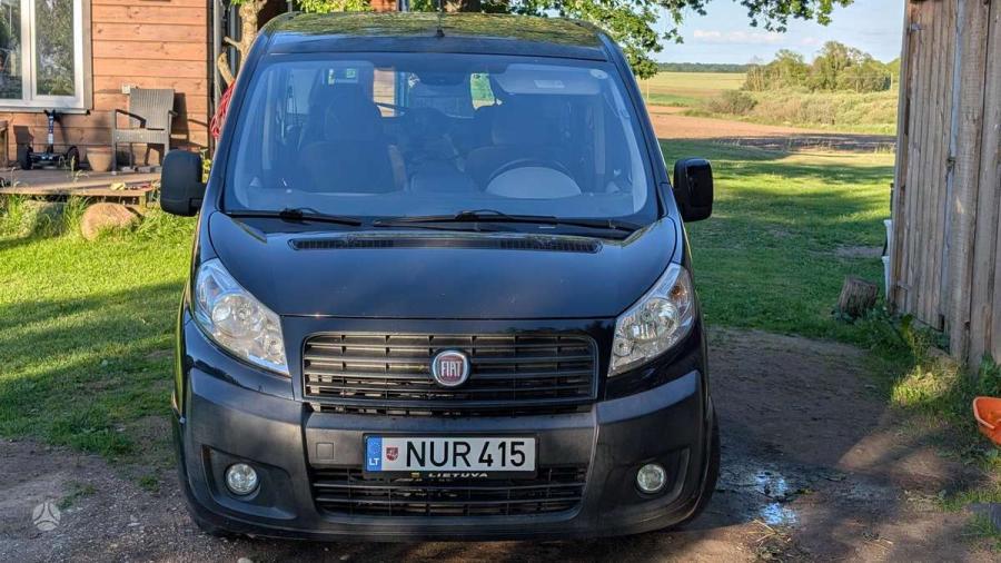 Black Fiat Scudo 2012 in Vilnius, with an engine capacity of 2.00 L and mileage of 325 thousand km for 5950 €, photo 4 on AUTOMOTO.COM.LV