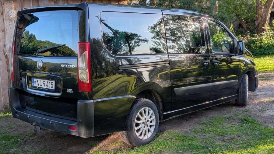 Black Fiat Scudo 2012 in Vilnius, with an engine capacity of 2.00 L and mileage of 325 thousand km for 5950 €, photo 6 on AUTOMOTO.COM.LV