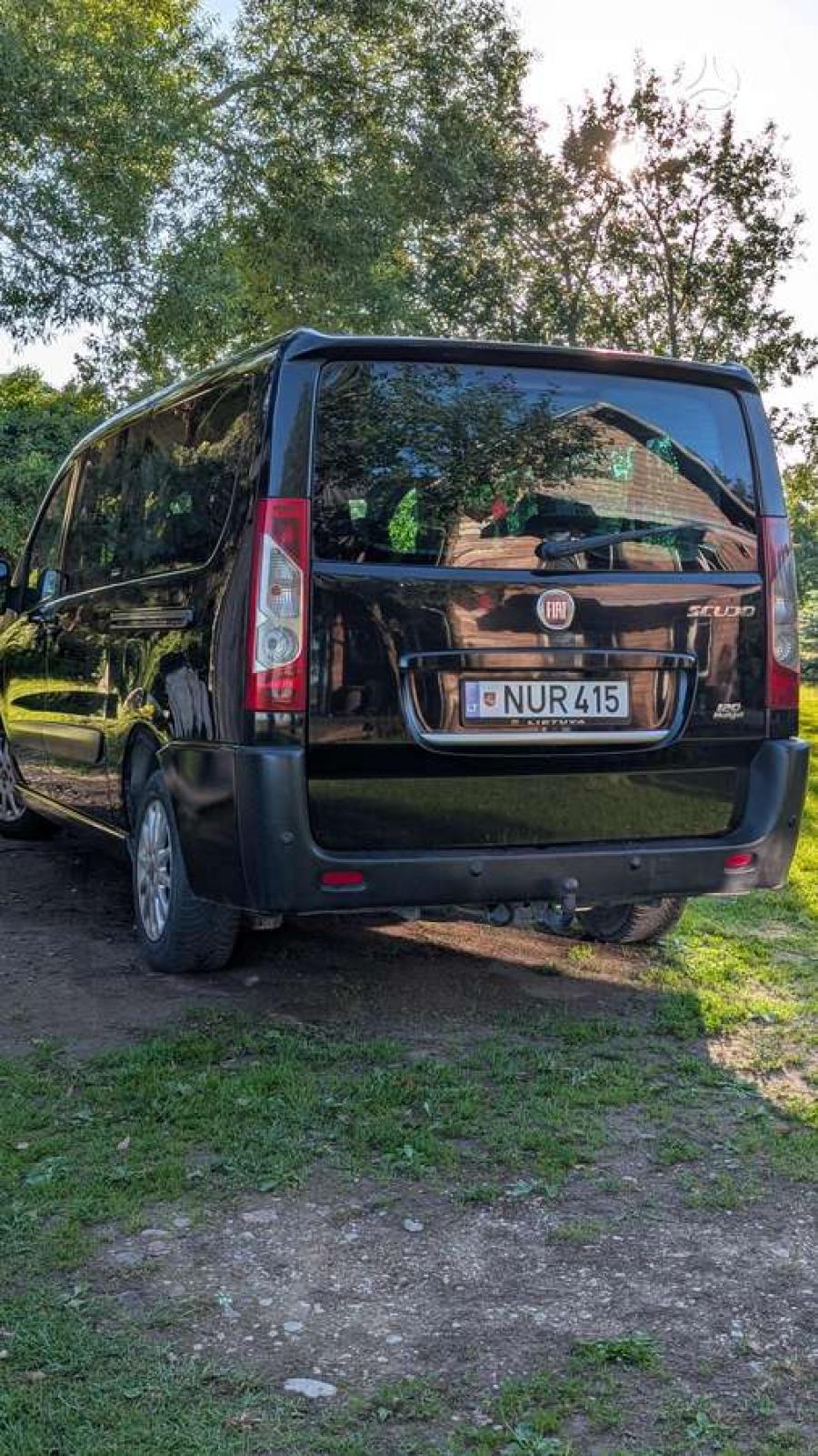 Black Fiat Scudo 2012 in Vilnius, with an engine capacity of 2.00 L and mileage of 325 thousand km for 5950 €, photo 8 on AUTOMOTO.COM.LV