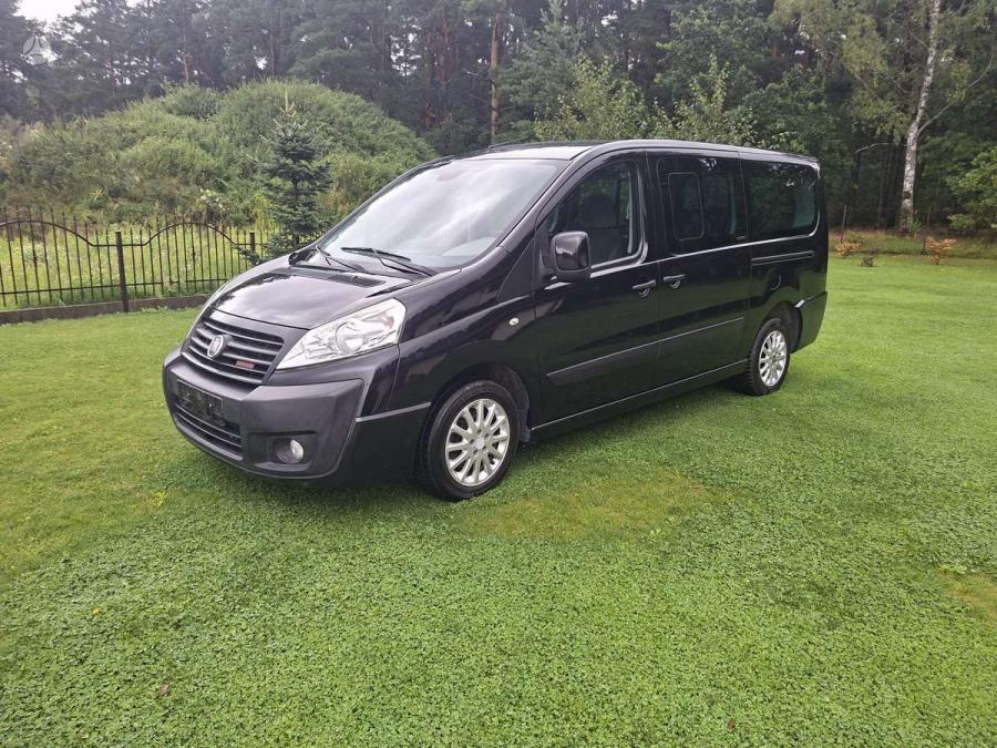 Black Fiat Scudo 2012 in Silute, with an engine capacity of 2.00 L and mileage of 218 thousand km for 5700 €, photo 1 on AUTOMOTO.COM.LV