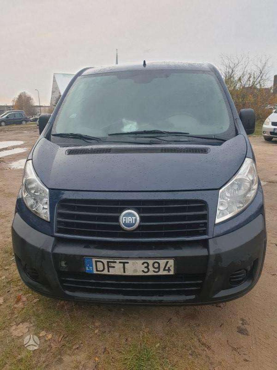Blue Fiat Scudo 2007 in Vilnius, with an engine capacity of 2.00 L and mileage of 400 thousand km for 1999 €, photo 1 on AUTOMOTO.COM.LV