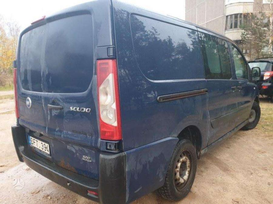 Blue Fiat Scudo 2007 in Vilnius, with an engine capacity of 2.00 L and mileage of 400 thousand km for 1999 €, photo 3 on AUTOMOTO.COM.LV