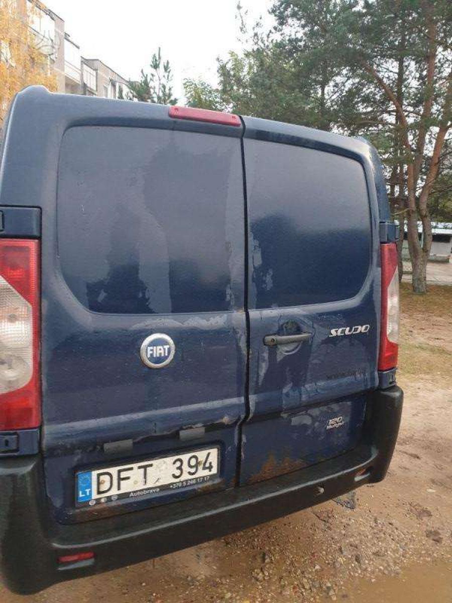 Blue Fiat Scudo 2007 in Vilnius, with an engine capacity of 2.00 L and mileage of 400 thousand km for 1999 €, photo 4 on AUTOMOTO.COM.LV