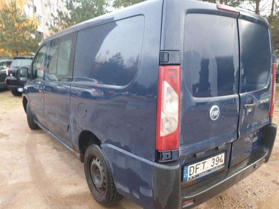 Blue Fiat Scudo 2007 in Vilnius, with an engine capacity of 2.00 L and mileage of 400 thousand km for 1999 €, photo 5 on AUTOMOTO.COM.LV