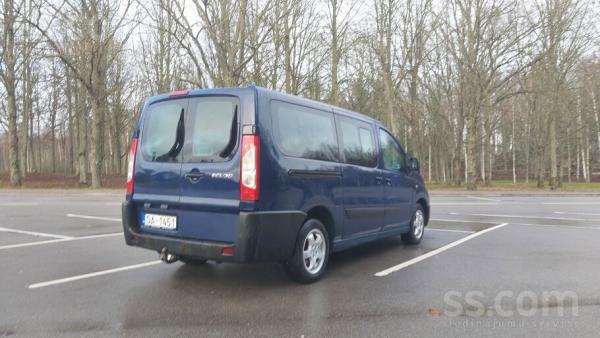 Blue Fiat Scudo 2010 in Aluksne, with an engine capacity of 2.00 L and mileage of 0 thousand km for 3900 €, photo 5 on AUTOMOTO.COM.LV