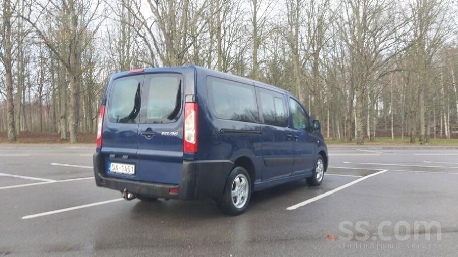 Zils Fiat Scudo 2010 Alūksne, ar dzinēja tilpumu 2.00 L un nobraukumu 0 tūkst. km par 3900 €, foto 6 vietnē AUTOMOTO.COM.LV