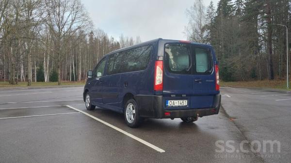 Blue Fiat Scudo 2010 in Aluksne, with an engine capacity of 2.00 L and mileage of 0 thousand km for 3900 €, photo 6 on AUTOMOTO.COM.LV