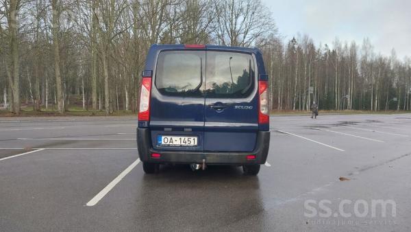 Blue Fiat Scudo 2010 in Aluksne, with an engine capacity of 2.00 L and mileage of 0 thousand km for 3900 €, photo 7 on AUTOMOTO.COM.LV