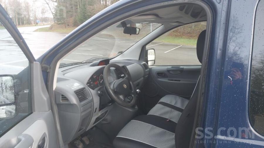 Zils Fiat Scudo 2010 Alūksne, ar dzinēja tilpumu 2.00 L un nobraukumu 0 tūkst. km par 3900 €, foto 13 vietnē AUTOMOTO.COM.LV