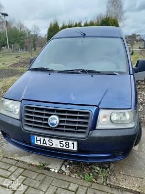 Zils Fiat Scudo 2004 Vilkaviškis, ar dzinēja tilpumu 2.00 L un nobraukumu 362 tūkst. km par 800 €, foto  vietnē AUTOMOTO.COM.LV